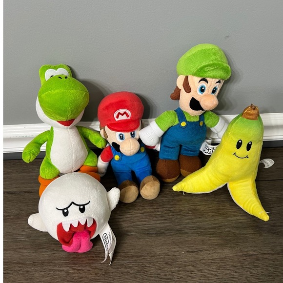 Nintendo | Toys | Nintendo Mario Plush Bundle Luigi Yoshi Boo Banana ...